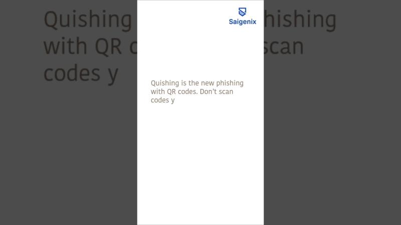 Sania Jain on LinkedIn: Quishing Alert - Scan QR Codes with Caution Sania Jain on LinkedIn: Quishing Alert - Scan QR Codes with Caution