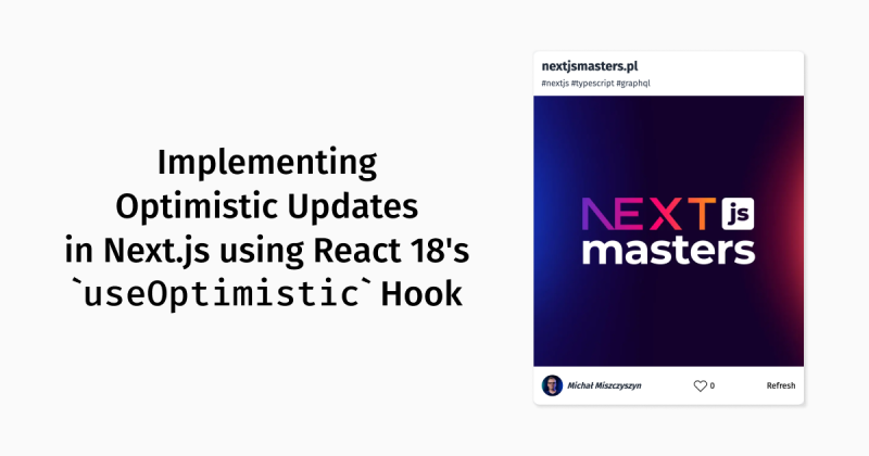 How React 18 updates boost user experience | Michał Miszczyszyn posted ... How React 18 updates boost user experience | Michał Miszczyszyn posted ...