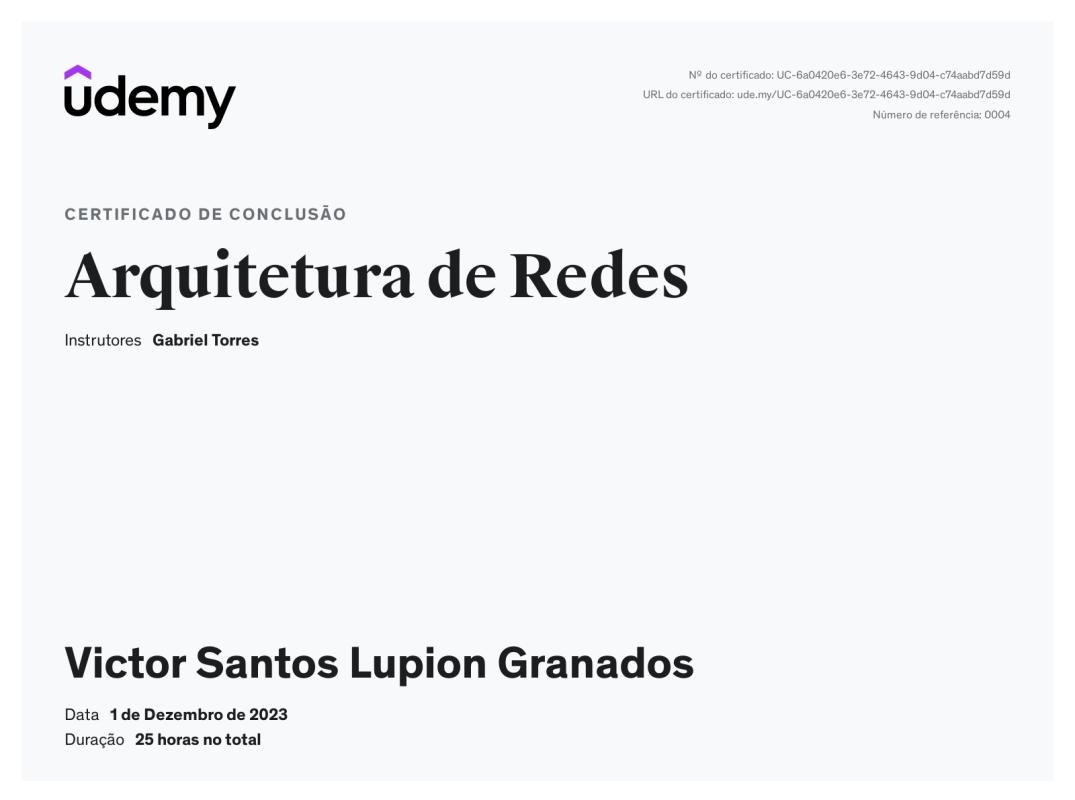 Victor Lupion on LinkedIn: Udemy Course Completion Certificate Victor Lupion on LinkedIn: Udemy Course Completion Certificate