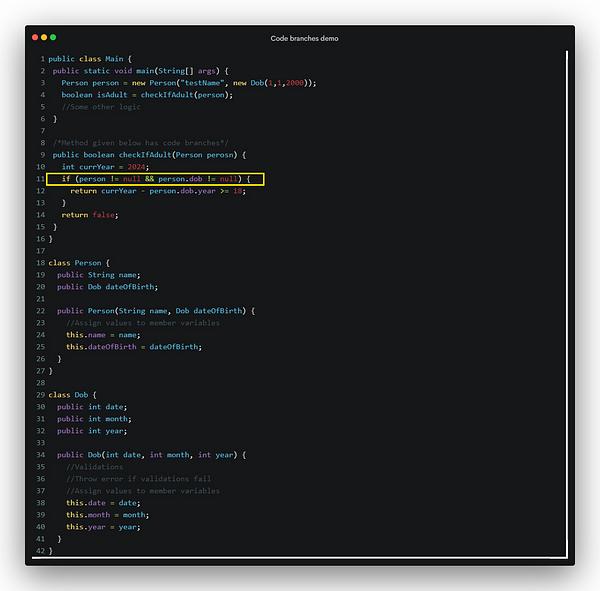 More on code branches and strategy to cover all of them | Ruturaj Mestry More on code branches and strategy to cover all of them | Ruturaj Mestry