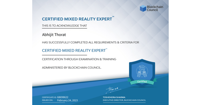 Abhijit T. on LinkedIn: Certified Mixed Reality Expertβ’ β’ Abhijit ... Abhijit T. on LinkedIn: Certified Mixed Reality Expertβ’ β’ Abhijit ...