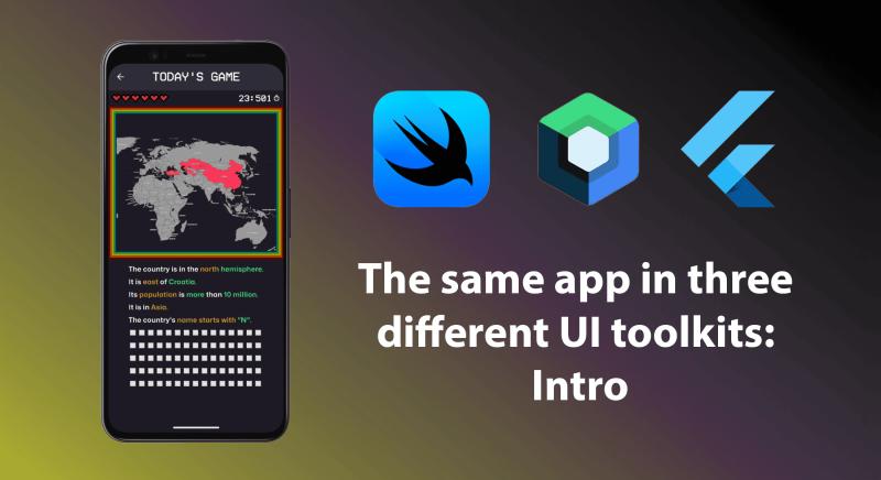 Building the same app in Jetpack Compose, SwiftUI, and Flutter- Intro ... Building the same app in Jetpack Compose, SwiftUI, and Flutter- Intro ...