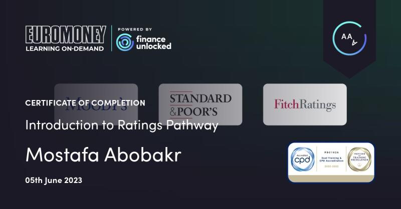 Mostafa Abobakr on LinkedIn: Learn about Introduction to Ratings on ... Mostafa Abobakr on LinkedIn: Learn about Introduction to Ratings on ...
