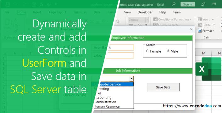 Arun Banik on LinkedIn: VBA – Dynamically create and add Controls in ... Arun Banik on LinkedIn: VBA – Dynamically create and add Controls in ...