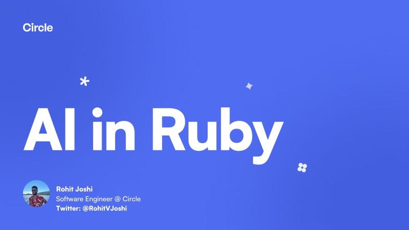 Getting started in AI with Ruby by Rohit Joshi | Rohit Joshi Getting started in AI with Ruby by Rohit Joshi | Rohit Joshi