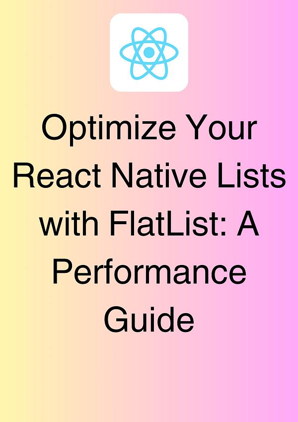 How to Optimize React Native Lists with FlatList | Ewho Ruth posted on ... How to Optimize React Native Lists with FlatList | Ewho Ruth posted on ...