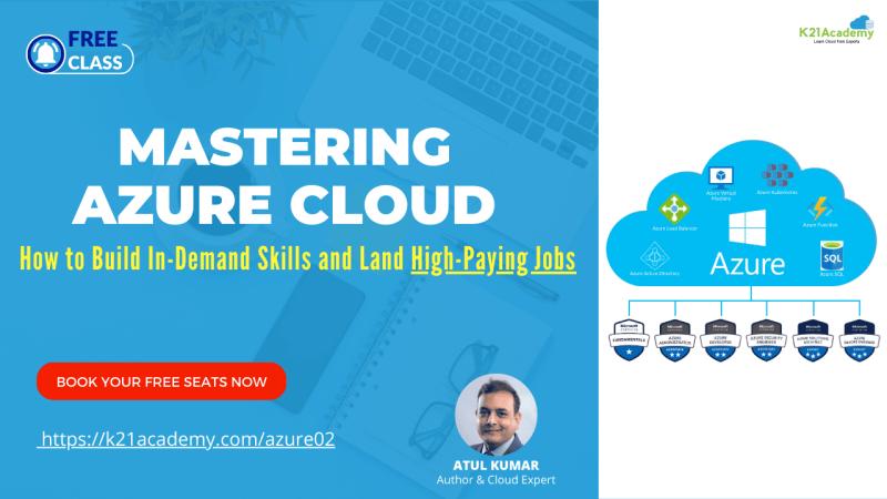 K21Academy: Learn Cloud, AI & ML From Experts on LinkedIn: [FREE Class ... K21Academy: Learn Cloud, AI & ML From Experts on LinkedIn: [FREE Class ...