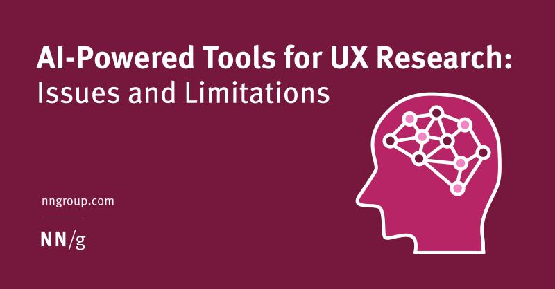 Yashi Lanka, UXMC on LinkedIn: AI-Powered Tools for UX Research: Issues ... Yashi Lanka, UXMC on LinkedIn: AI-Powered Tools for UX Research: Issues ...