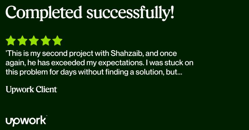 Shahzaib Asif on LinkedIn: See how I can get your project done on Upwork Shahzaib Asif on LinkedIn: See how I can get your project done on Upwork