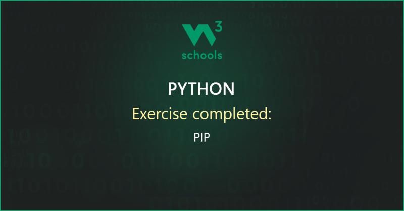Arya Manoj on LinkedIn: Completed Exercise: Python PIP Arya Manoj on LinkedIn: Completed Exercise: Python PIP