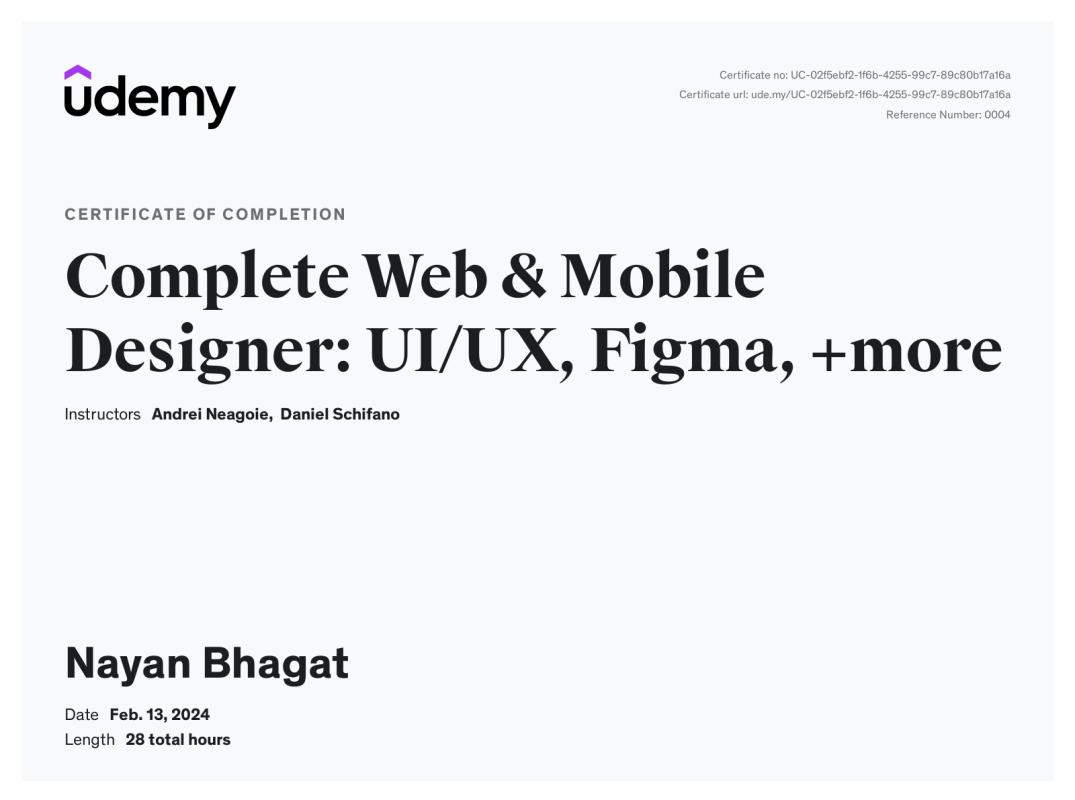 Nayan Bhagat on LinkedIn: Udemy Course Completion Certificate Nayan Bhagat on LinkedIn: Udemy Course Completion Certificate