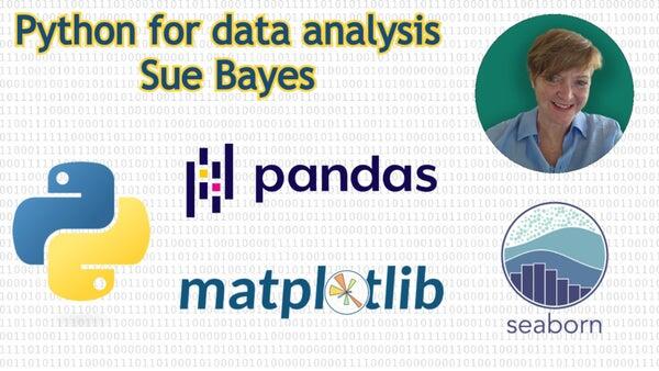Sue Bayes on LinkedIn: Python for Data Analysis - Sue Bayes, Mon, Feb 5 ... Sue Bayes on LinkedIn: Python for Data Analysis - Sue Bayes, Mon, Feb 5 ...