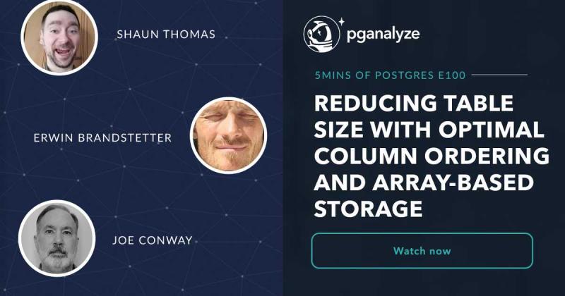 Manuel Weiss on LinkedIn: Reducing table size with optimal column ... Manuel Weiss on LinkedIn: Reducing table size with optimal column ...