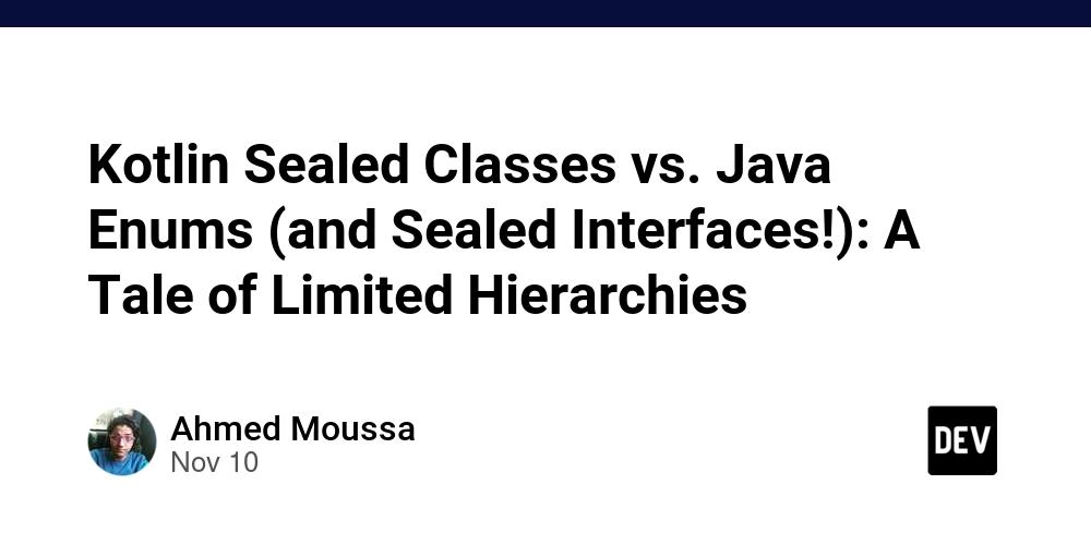 Ahmed Moussa on LinkedIn: Kotlin Sealed Classes vs. Java Enums (and ... Ahmed Moussa on LinkedIn: Kotlin Sealed Classes vs. Java Enums (and ...