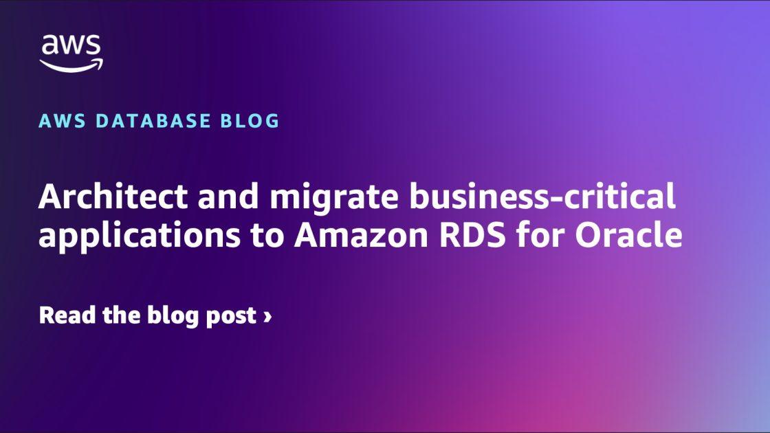 Alvin Liu on LinkedIn: Architect and migrate business-critical ... Alvin Liu on LinkedIn: Architect and migrate business-critical ...