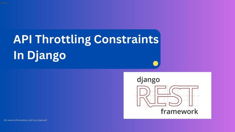 API Throttling with Django REST Framework | Moataz Fawzy API Throttling with Django REST Framework | Moataz Fawzy