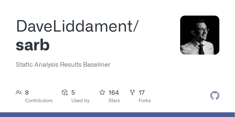 Stefano Fago on LinkedIn: GitHub - DaveLiddament/sarb: Static Analysis ... Stefano Fago on LinkedIn: GitHub - DaveLiddament/sarb: Static Analysis ...