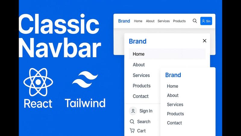 How to build a responsive navbar with React and Tailwind | Vivek Kumar ... How to build a responsive navbar with React and Tailwind | Vivek Kumar ...