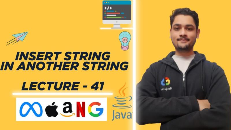 Lavish Sheth on LinkedIn: Program to Insert String Into Another String ... Lavish Sheth on LinkedIn: Program to Insert String Into Another String ...