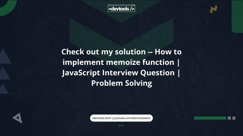 Harshita Gupta on LinkedIn: How to implement memoize function ... Harshita Gupta on LinkedIn: How to implement memoize function ...
