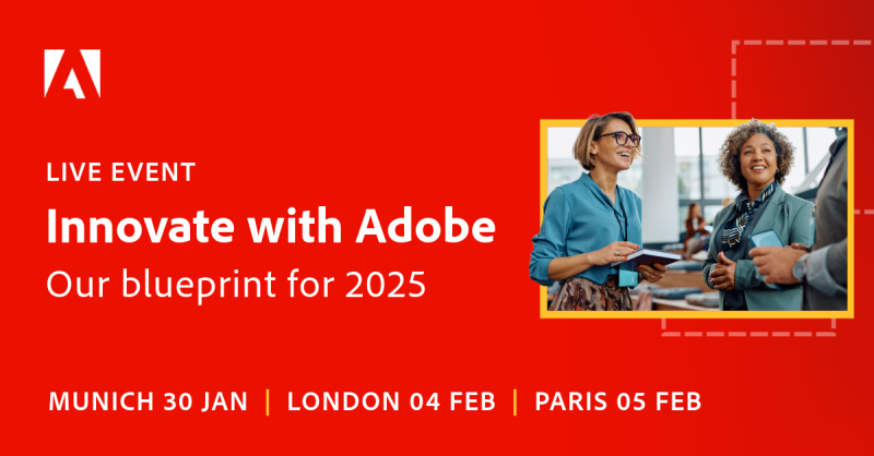 Oliver Hueg on LinkedIn: Innovate with Adobe: Our Blueprint for 2025 ... Oliver Hueg on LinkedIn: Innovate with Adobe: Our Blueprint for 2025 ...