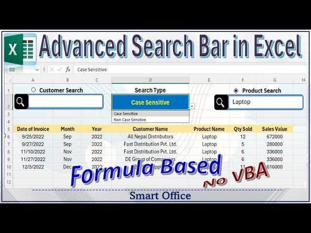 How to Make Advance Search Bar in Excel | Multi Search Criteria with ... How to Make Advance Search Bar in Excel | Multi Search Criteria with ...