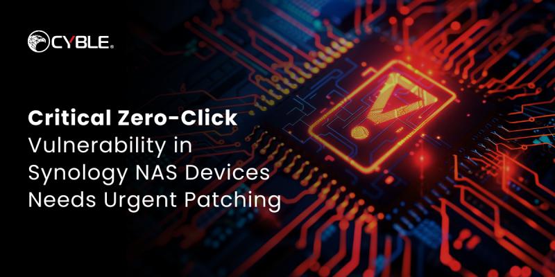 Cyble on LinkedIn: Critical Zero-Click Vulnerability in Synology NAS ... Cyble on LinkedIn: Critical Zero-Click Vulnerability in Synology NAS ...