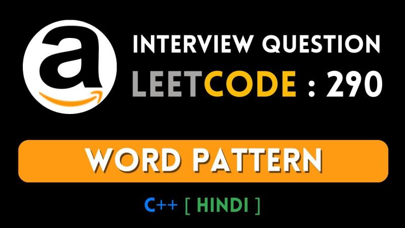 Leetcode : 290. Word Pattern | Hashmap | C++ | Hindi | Abhishek Khare ... Leetcode : 290. Word Pattern | Hashmap | C++ | Hindi | Abhishek Khare ...