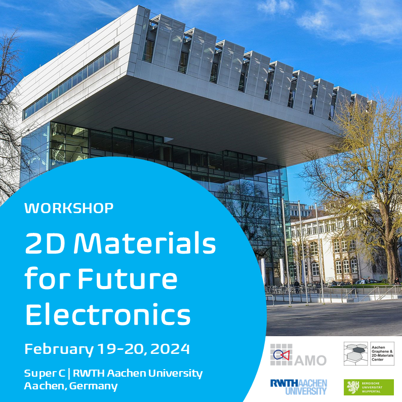 Aachen Graphene & 2D Materials Center on LinkedIn: Workshop on “2D ... Aachen Graphene & 2D Materials Center on LinkedIn: Workshop on “2D ...
