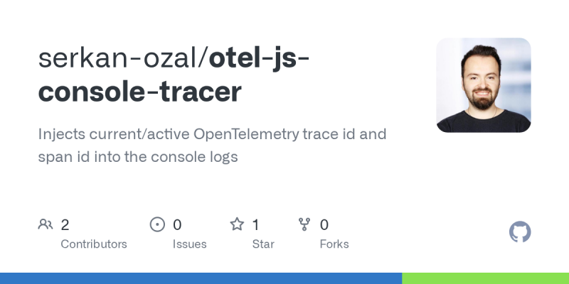 Serkan Özal on LinkedIn: GitHub - serkan-ozal/otel-js-console-tracer ... Serkan Özal on LinkedIn: GitHub - serkan-ozal/otel-js-console-tracer ...