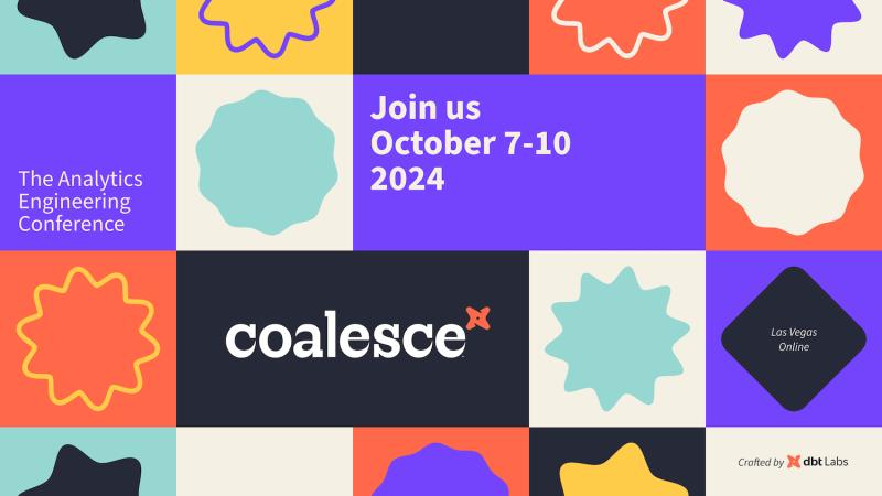 Josh Devlin on LinkedIn: Coalesce Conference | Crafted by dbt Labs Josh Devlin on LinkedIn: Coalesce Conference | Crafted by dbt Labs