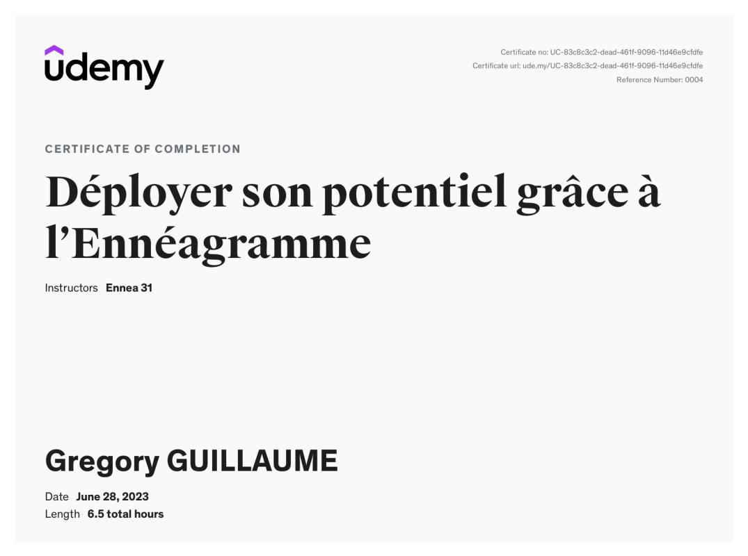 Grégory GUILLAUME on LinkedIn: Udemy Course Completion Certificate Grégory GUILLAUME on LinkedIn: Udemy Course Completion Certificate
