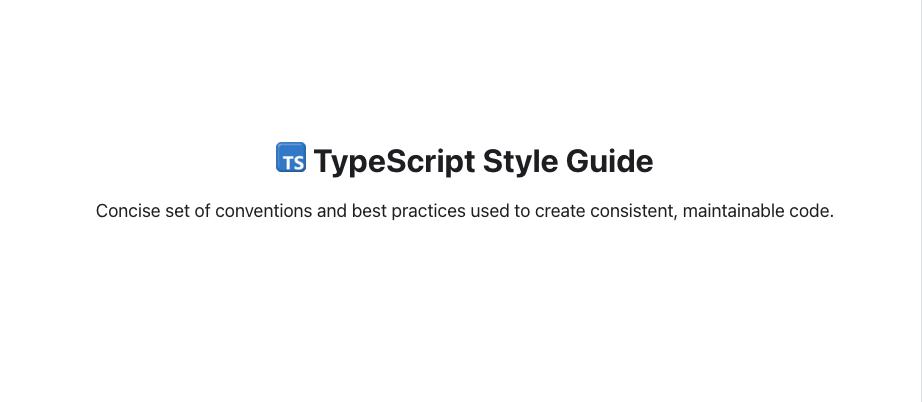 Carlos Ziegler on LinkedIn: TypeScript Style Guide Carlos Ziegler on LinkedIn: TypeScript Style Guide