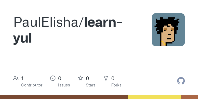 Paul Elisha on LinkedIn: GitHub - PaulElisha/Yul-SmartContract Paul Elisha on LinkedIn: GitHub - PaulElisha/Yul-SmartContract