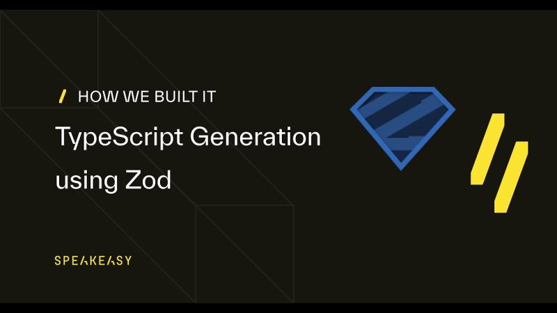 Speakeasy on LinkedIn: How we built it: TypeScript Generation with Zod Speakeasy on LinkedIn: How we built it: TypeScript Generation with Zod
