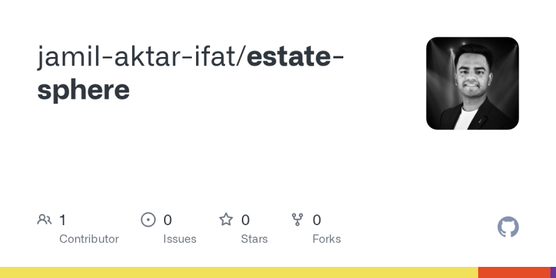 Jamil Aktar Ifat on LinkedIn: GitHub - Jamil-Aktar-Ifat/estate-sphere Jamil Aktar Ifat on LinkedIn: GitHub - Jamil-Aktar-Ifat/estate-sphere