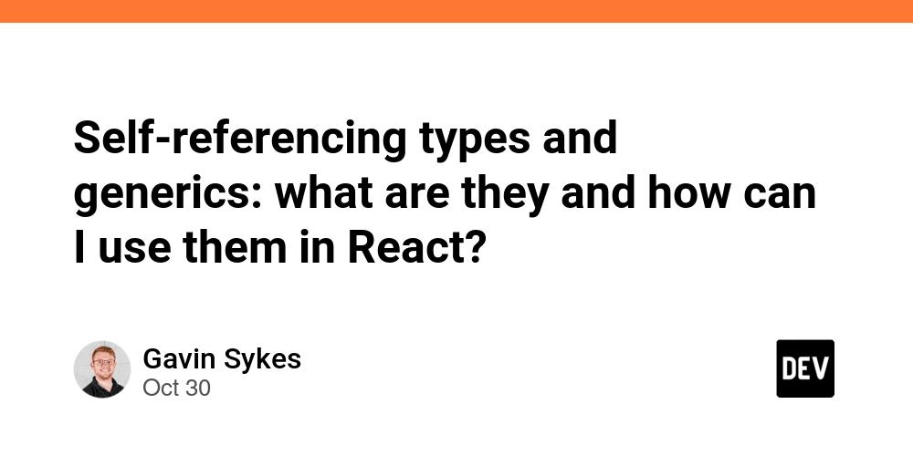 Gavin Sykes on LinkedIn: Self-referencing types and generics: what are ... Gavin Sykes on LinkedIn: Self-referencing types and generics: what are ...