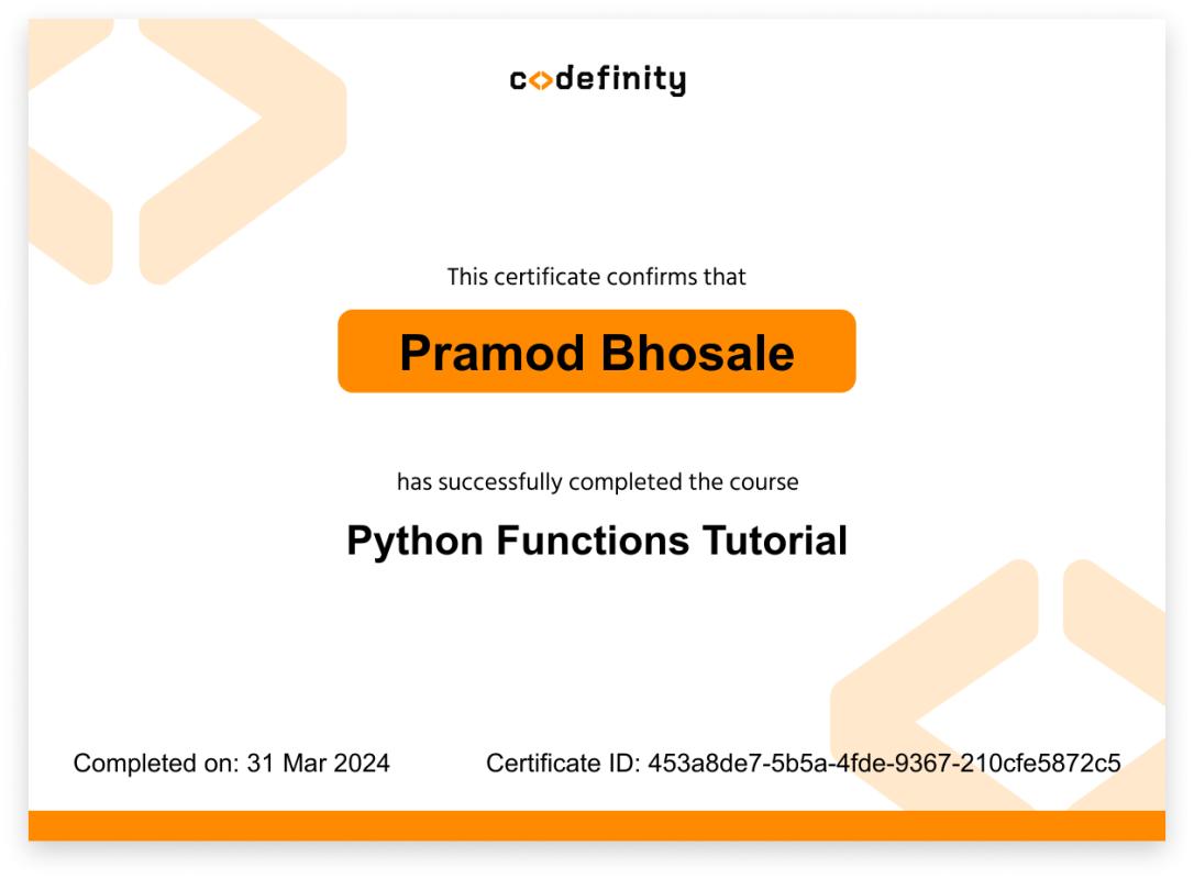 Digital Certificate | Pramod Bhosale Digital Certificate | Pramod Bhosale