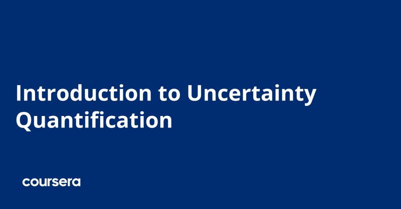 Michael Shields on LinkedIn: Introduction to Uncertainty Quantification ... Michael Shields on LinkedIn: Introduction to Uncertainty Quantification ...