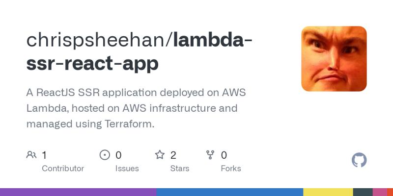 🤖 Chris Sheehan on LinkedIn: GitHub - chrispsheehan/lambda-ssr-react ... 🤖 Chris Sheehan on LinkedIn: GitHub - chrispsheehan/lambda-ssr-react ...