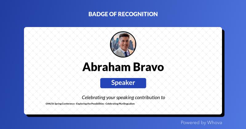 Abraham Bravo on LinkedIn: OMLTA Spring Conference - Exploring the ... Abraham Bravo on LinkedIn: OMLTA Spring Conference - Exploring the ...