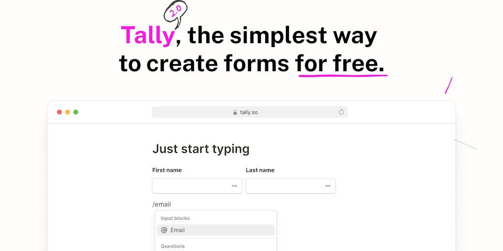 Nicolas Espinoza on LinkedIn: Tally 2.0 - The simplest way to create ... Nicolas Espinoza on LinkedIn: Tally 2.0 - The simplest way to create ...