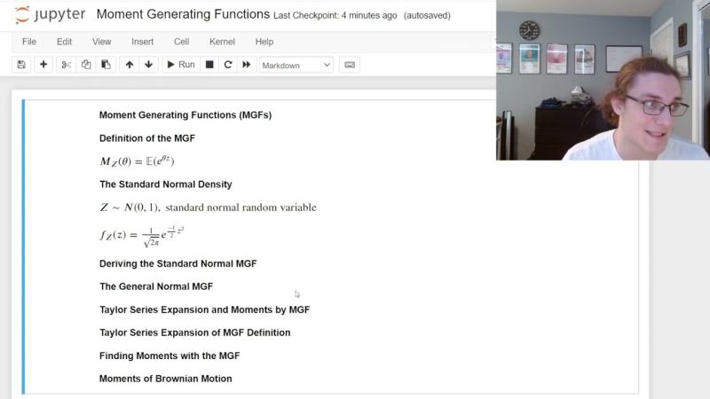 Moment Generating Functions and Normal Random Variables | Roman Paolucci Moment Generating Functions and Normal Random Variables | Roman Paolucci