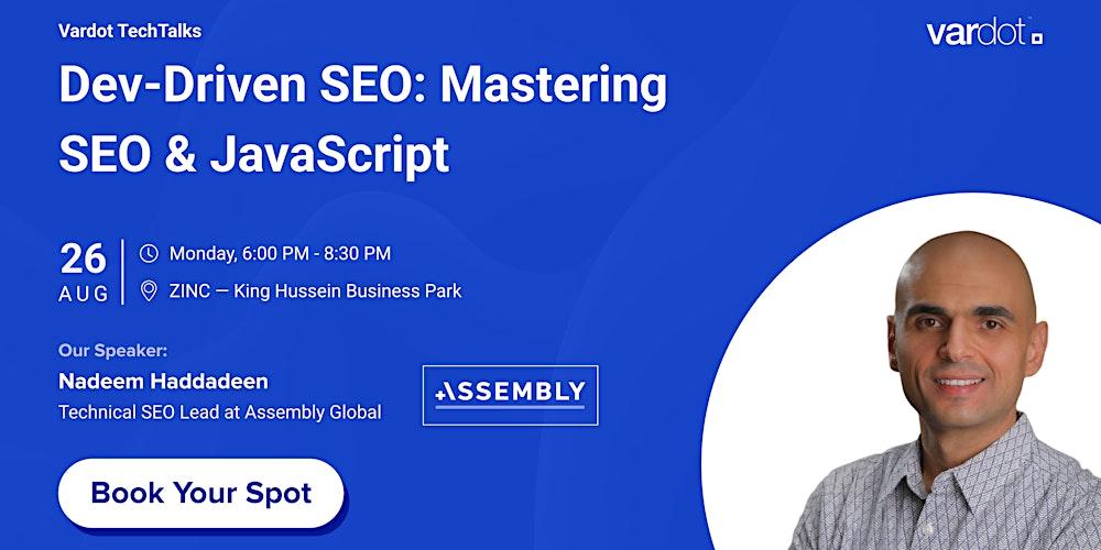 Rajab Natshah on LinkedIn: Dev-Driven SEO: Mastering SEO & JavaScript Rajab Natshah on LinkedIn: Dev-Driven SEO: Mastering SEO & JavaScript