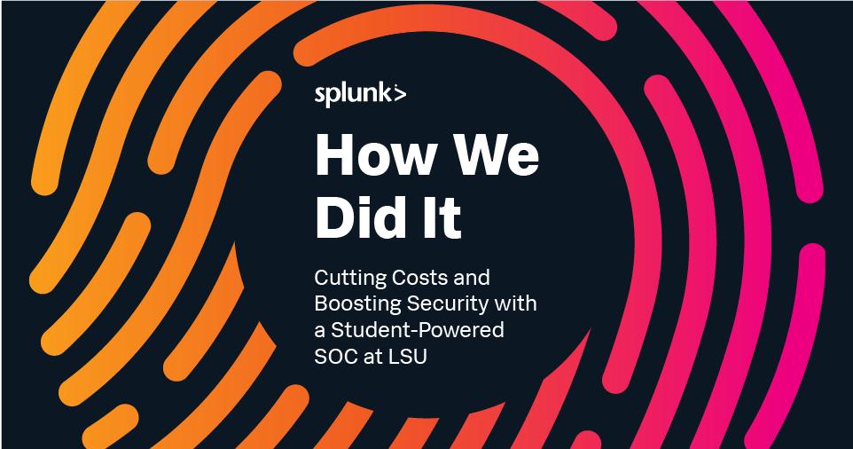 Tracie Bryant on LinkedIn: Splunk | How We Did It: Cutting Costs and ... Tracie Bryant on LinkedIn: Splunk | How We Did It: Cutting Costs and ...