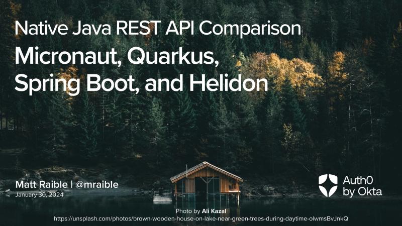 Comparing Native Java REST API Frameworks - jChampions Conference 2024 ... Comparing Native Java REST API Frameworks - jChampions Conference 2024 ...