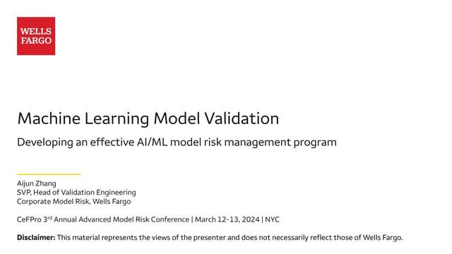 Aijun Zhang on LinkedIn: Machine Learning Model Validation (Aijun Zhang ... Aijun Zhang on LinkedIn: Machine Learning Model Validation (Aijun Zhang ...