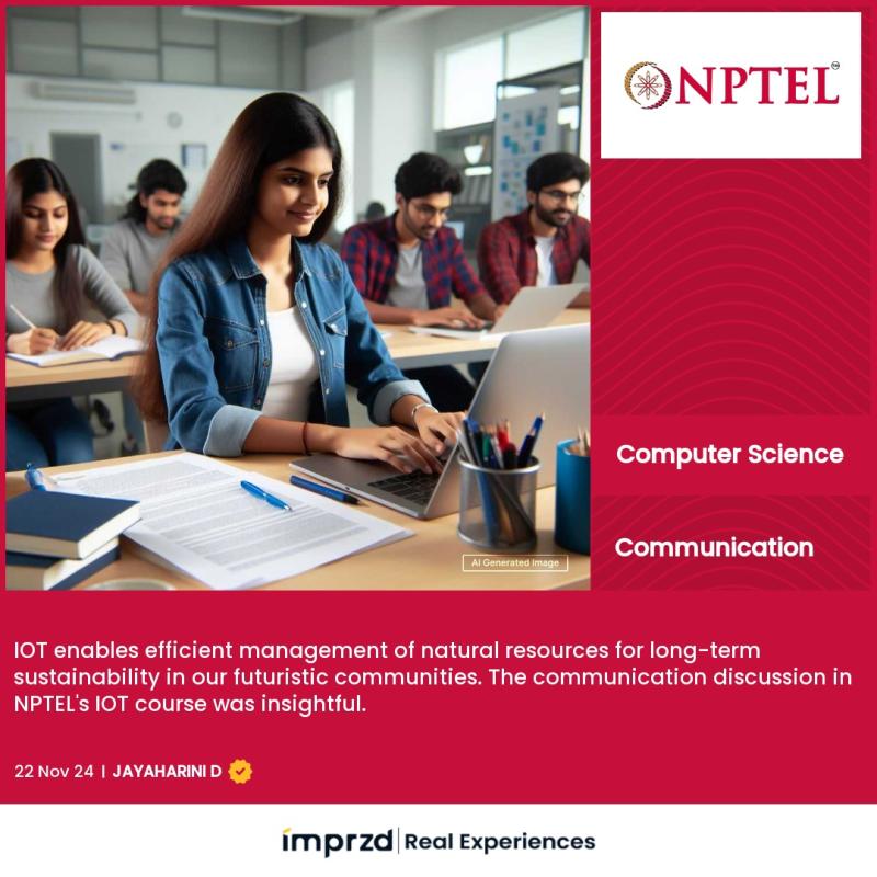 Jaya Harini D on LinkedIn: NPTEL Jaya Harini D on LinkedIn: NPTEL