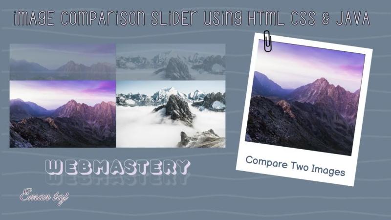 Eman Taj on LinkedIn: Image Comparison Slider Using HTML CSS & JAVA Eman Taj on LinkedIn: Image Comparison Slider Using HTML CSS & JAVA