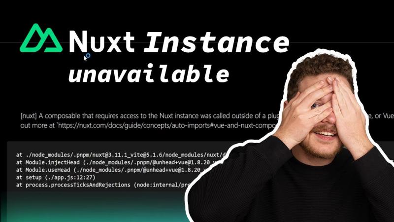 Nuxt Instance Unavailable - Async Code in Vue and Nuxt with the ... Nuxt Instance Unavailable - Async Code in Vue and Nuxt with the ...
